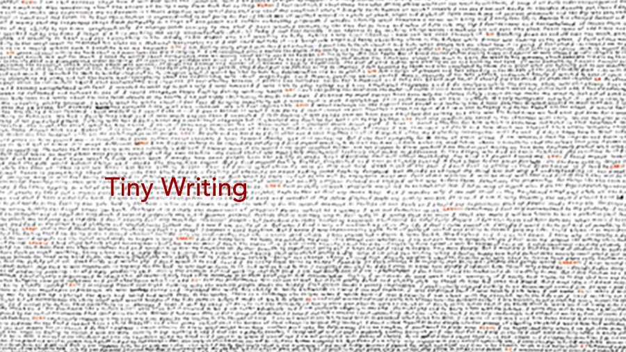 Tiny Writing Nigel Poor Tiny Writing Nigel Poor